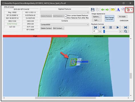 Sonarwiz Sub Bottom And Bathymetry Contacts Chesapeake Technology
