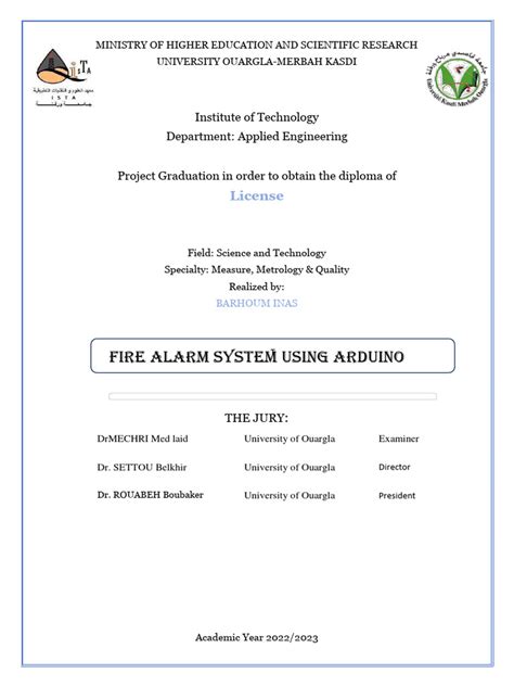 Flame Sensor Report Pdf Security Alarm Microcontroller