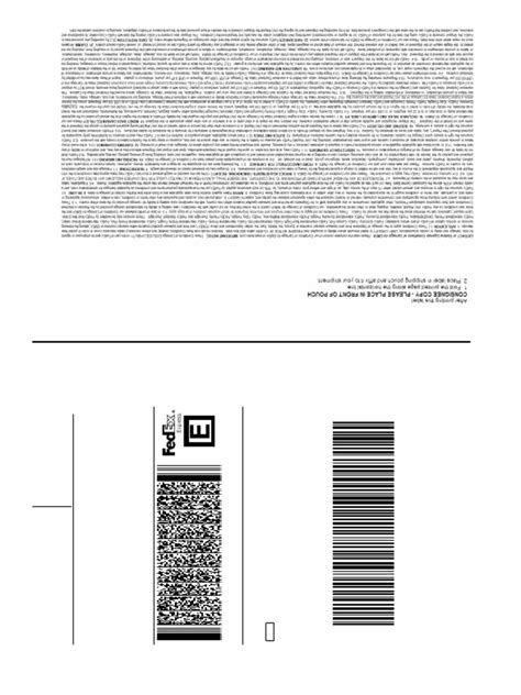 Fedex Shipping Slip For Package 17jan25 Pdf
