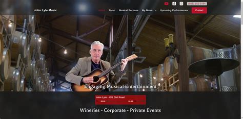 John Lyle Music Ameravant Web Design