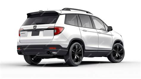 Premium Photo Honda Passport Back View Mockup