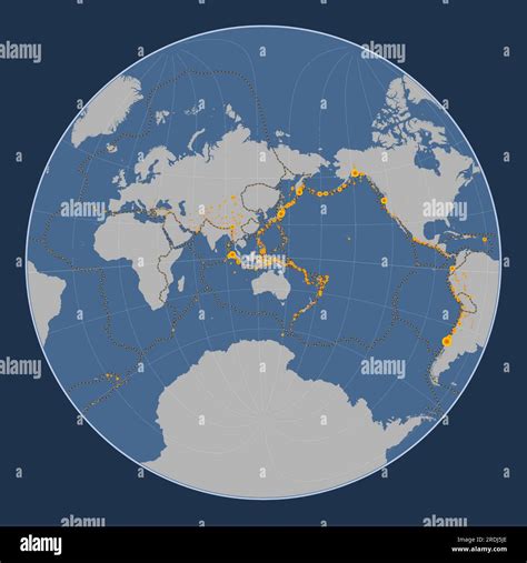 Shape Of The Banda Sea Tectonic Plate On The Solid Contour Map In The