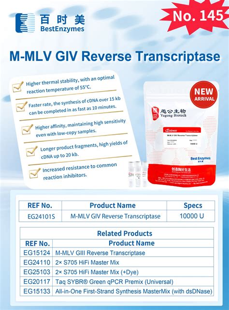 New Launch M Mlv Giv Reverse Transcriptase Is Now Available