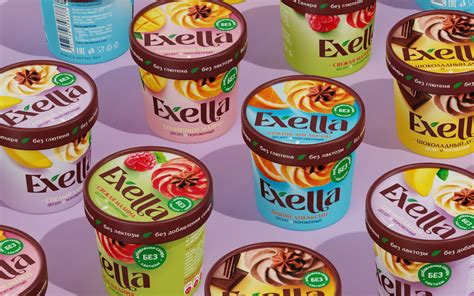 Дизайн и нейминг для нового бренда полезных десертов Exella — Портфолио ...