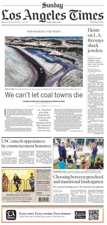 Los Angeles Times Sunday Newspaper Subscription Pressreader