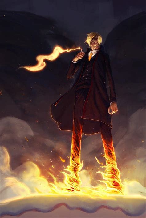 One Piece Sanji Diable Jambe Wallpapers Top Free One Piece Sanji