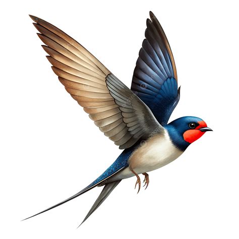 Barn Swallow Flying Drawing