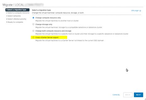 Cross Vcenter Server Export Özelliği Dağcan Nural