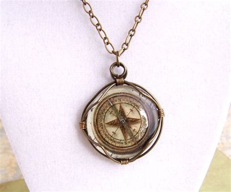 Love Compass Pendant Pendant Wire Wrapping