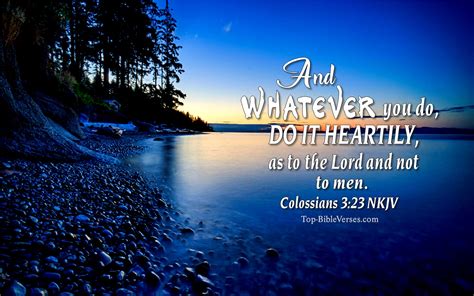 Colossians 323 Nkjv Bible Verse Desktop Wallpapers Backgrounds
