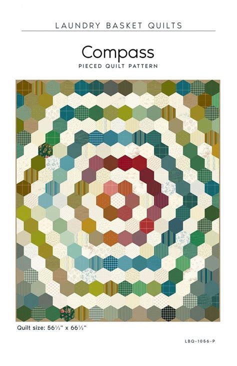 Compass Pieced Quilt Pattern By Edyta Sitar Laundry Basket Quilts