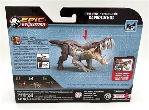 Jurassic World🔸 Epic Evolution🔸 Kaprosuchus🔸 Mattel🔸 Neusealed Eur 44