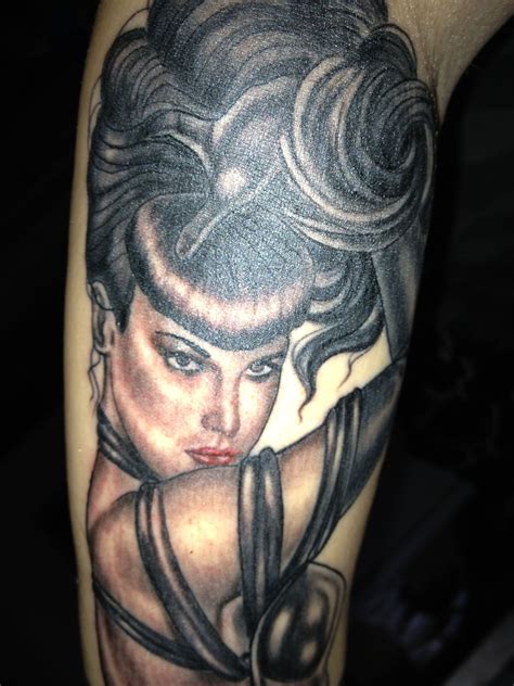 Betty Page Pin Up Tattoo