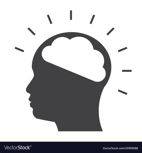 Brainstorming Icon Royalty Free Vector Image Vectorstock