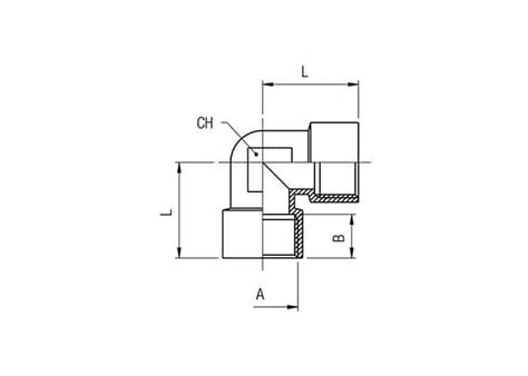Female Equal Elbow Orseal