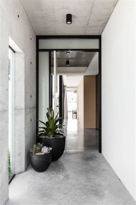 Modern Black Planters For Stylish Home Decor Modern Concrete Hallway