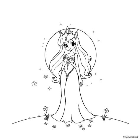 Princesa Celestia Para Colorear