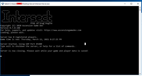 Server Does Not Start On The Vps Only On The Personal Computer · Issue 595 · Ascensiongamedev