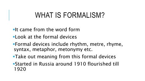 Formalism And New Criticism Pptx