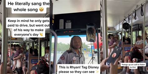 Disney Bus Driver Sings And Cracks Jokes To Passengers After A Long Day At The Park Yourtango
