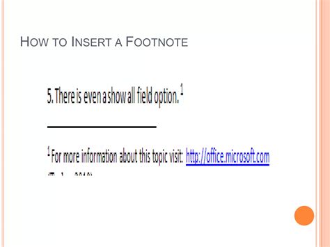Footnotes Endnotes And Citations Pptx
