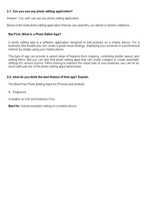 Module Assignment Pdf Image Editing Adobe Photoshop