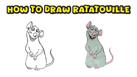 Ratatouille Remy Drawing Remy From Ratatouille By Vectron3d Uk
