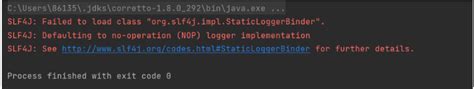 出现slf4j Failed To Load Class “orgslf4jimplstaticloggerbinder“如何解决