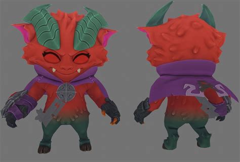 Demon Teemo League Of Legends Community Project With Vfx Anim Sound Voice — Polycount