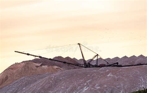 Bagger Operation In Surface Mine A Backloader And A Bucket Wheel