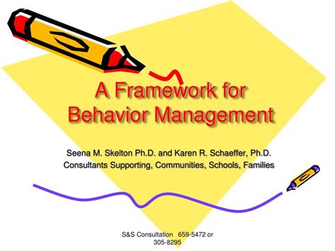Ppt A Framework For Behavior Management Powerpoint Presentation Free