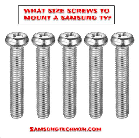 What Size Are Tv Mount Bolts
