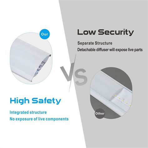 2 Pack Led Tube Light 4ft Led Batten Light 34w 3cct In 1 Slim