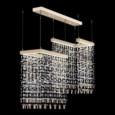 Capri Led Rectangular Pendant Fine Art Handcrafted Lighting Montreal Lighting And Hardware