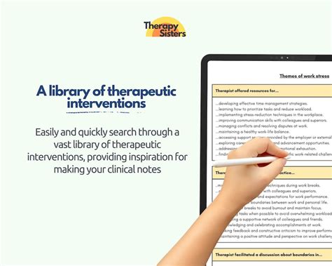 Therapy Progress Note Template Therapy Documents Note Sentence