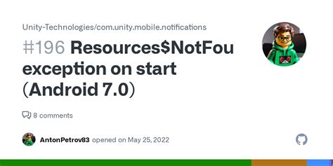 Resourcesnotfound Exception On Start Android 70 · Issue 196 · Unity Technologiescomunity