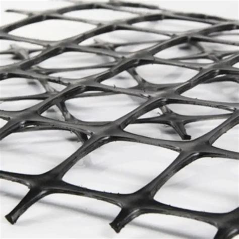 Plastic Honeycomb Core Grids Road Construction Materials 30kn Plastic Pp Biaxial Geogrids