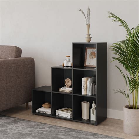 6 Cube Step Shelving Unit