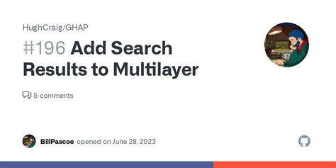 Add Search Results To Multilayer · Issue 196 · Hughcraigghap · Github