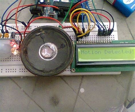 home security alarm or a motion detector using arduino p i r sensor and