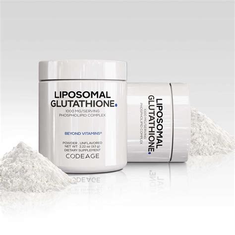 Codeage L Glutathione Powder Supplement Liposomal Reduced Glutathione