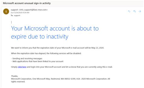 Phishing Email Microsoft Qanda