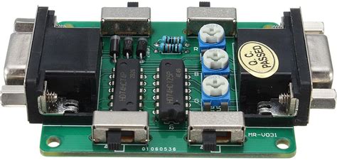 Mookeenone Retro Games Arcade Machine Screen Scanline Generator Vga Connection