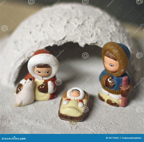 Crib In Eskimo Of North Pole Version 2 Stock Image Image Of Holy