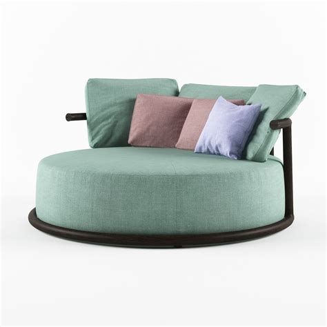 Icaro Sofa By Flexform Mood 3d Model 7 Max Obj Unknown Free3d