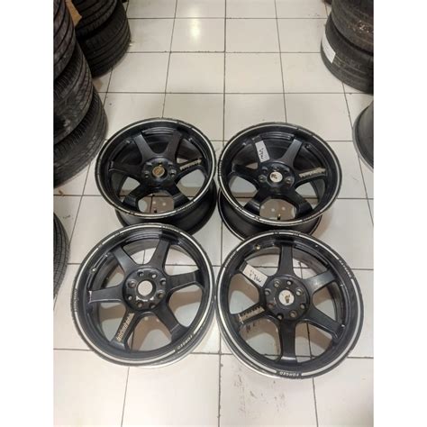 Jual Velg Mobil Bekas Te37 Ring 16 Pcd 4x1001143 Lebar 785 Shopee