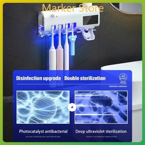 Uv Light Antibacterial Electric Toothbrush Sterilizer Toothbrush Holder