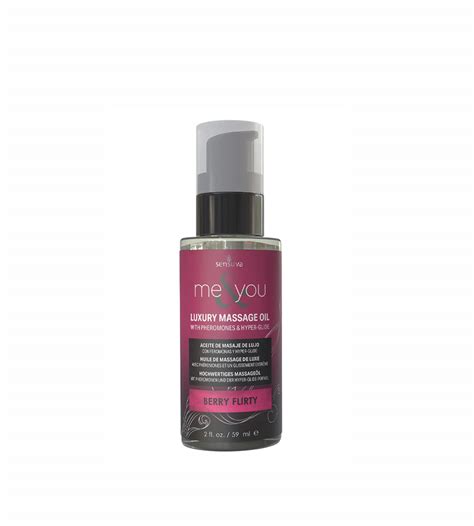 Sensuva Me And You Berry Flirty 59 Ml Feromonsko Masažno Ulje