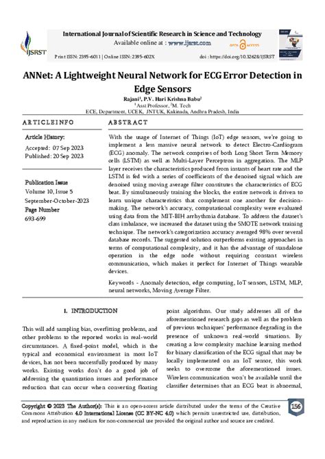 Pdf Annet A Lightweight Neural Network For Ecg Error Detection In