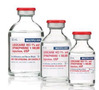 Generic Xylocaine® Local Anesthetic Lidocaine Hcl Epinephrine 1 1